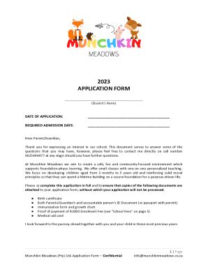 Fillable Online 2023 Application Form REDUCED FEES Fax Email Print PdfFiller