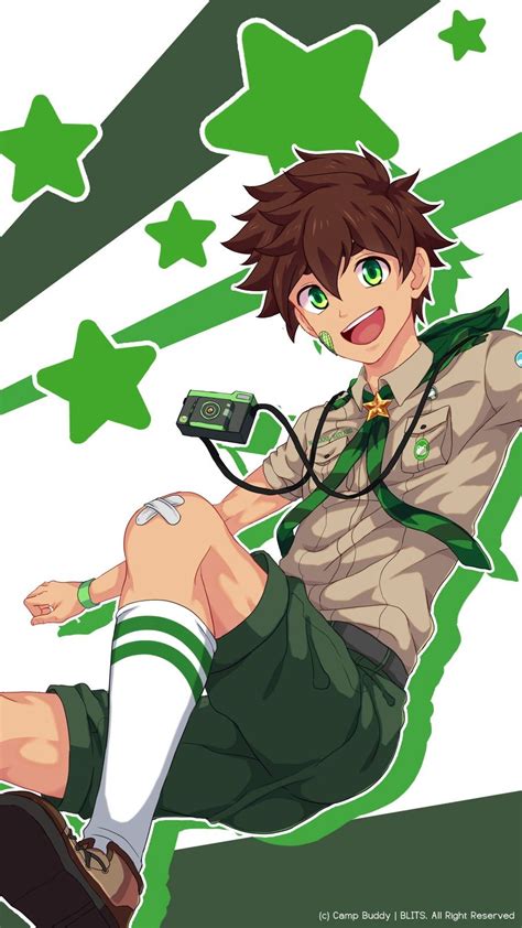Camp Buddy Keitaro Nagame Wallpaper💚 Twitter Mikkoukun Anime