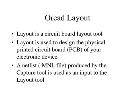 PPT Orcad PowerPoint Presentation Free Download ID