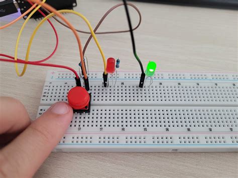 building a simple led and button interface with rust on esp32