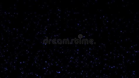 Loop Blue Particles Flow To Top Right On Black Background Stock Video Video Of Background