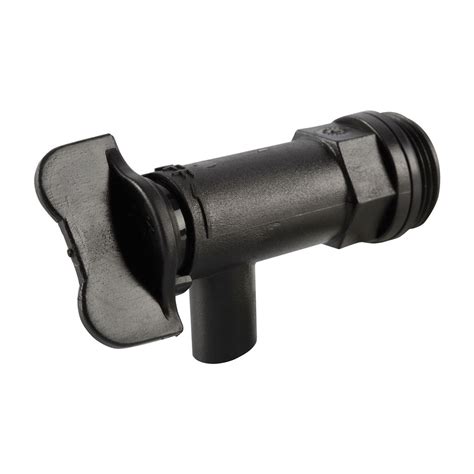 20mm Black Plastic Drumcube Tap Plasdene Glass Pak Pty Ltd