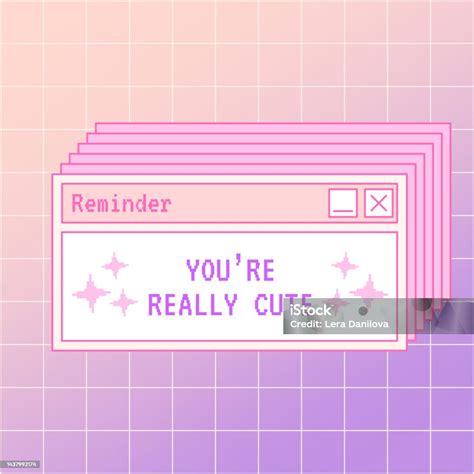 추상적인 오래 된 미적 배경 선형 증기파 복고풍 바탕 화면 배경 무늬 귀여운 카와이 그림입니다 트렌디하고 향수를 불러 일으키는