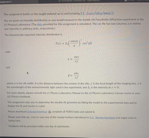Solved Page Import Numpy As Np From Scipyoptimize Import