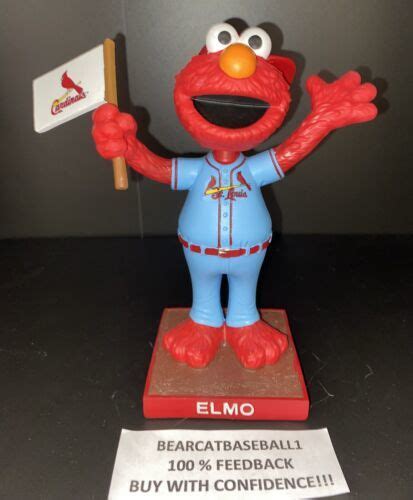 St Louis Cardinals Elmo Sesame Street Bobblehead 5 7 23 Theme Nib
