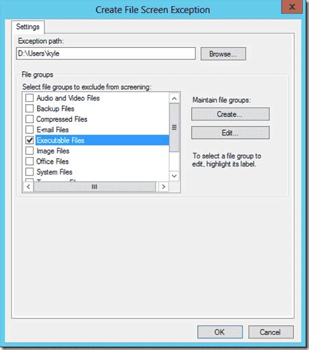 File Server Resource Manager Fsrm Part 4 File Screening 4sysops