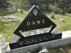 Norman Jabez Dawe inconnu 1982 Mémorial Find a Grave