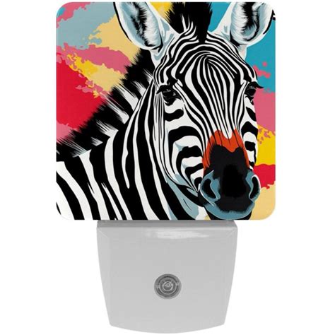 Zebra Led Square Night Lights Energy Efficient And Sleek Design For