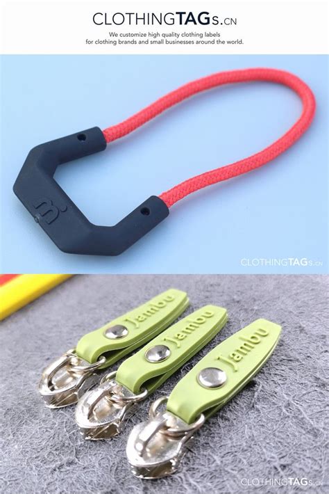 Custom Rubber Zipper Pulls Leather Leather Zipper Zipper Pulls