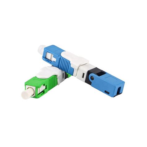 Sc APC Upc ESC250d Fast Connector For FTTH Cable Fiber Optic And Fast