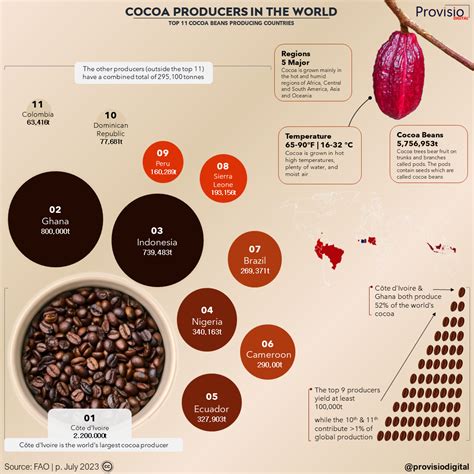 From Bean To Bar The Leading Cocoa Producers Around The Globe