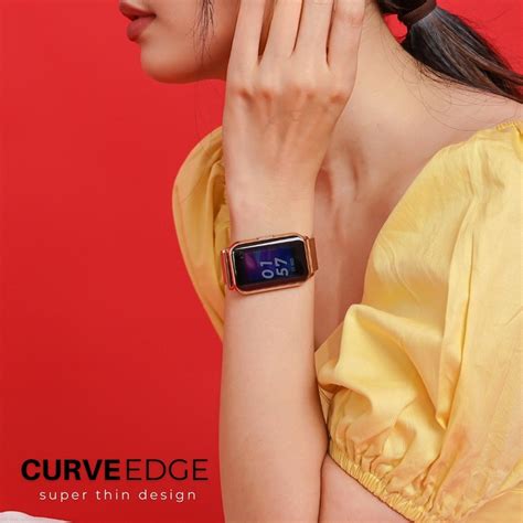 Jual Bergaransi Curve Edge Smartwatch Ios And Android Jam Pintar