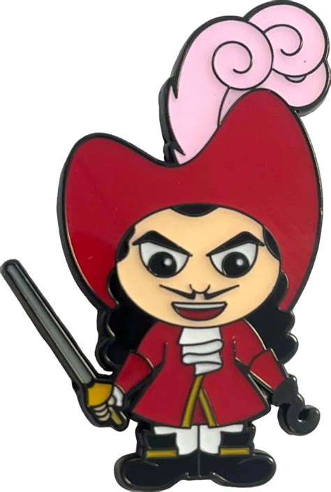 86567 Captain Hook Loungefly Disney Villains Chibi Loungefly