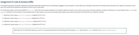 Solved Assignment 3 Lists And Iterators 8 This Programming