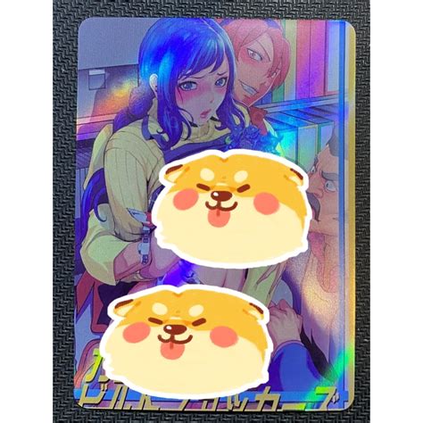 本本系列 手工同人卡 鋼彈創鬥者 伊織凜子 斜紋閃卡《大尺度奶卡》 蝦皮購物