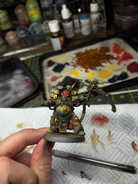 Deathshroud Terminator Test Model R Deathguard40k