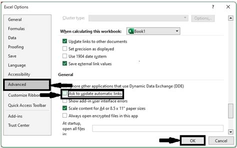 How To Disable Update Links Message When Open A Workbook