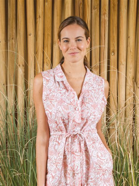 Temptation Positano Cetara Linen Dress Biondi London