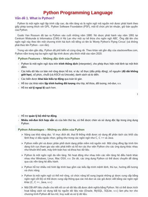 Python Programming Language Pdf