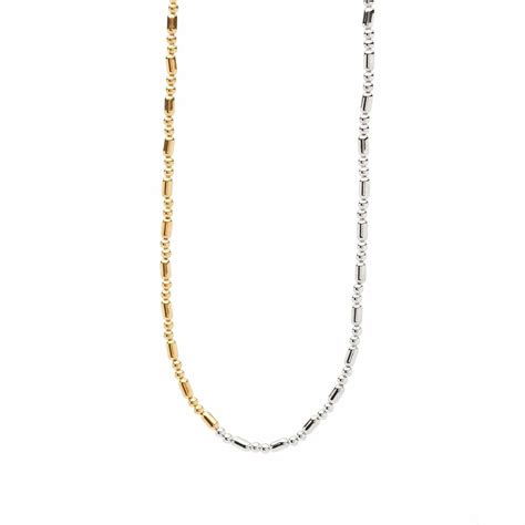 Uniform Experiment Mens Beads Necklace In Black Uniform Experiment