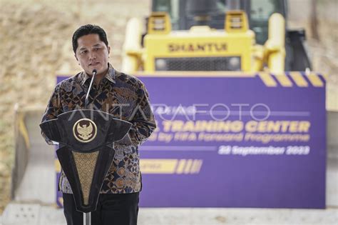 Groundbreaking National Training Center Di Ikn Antara Foto