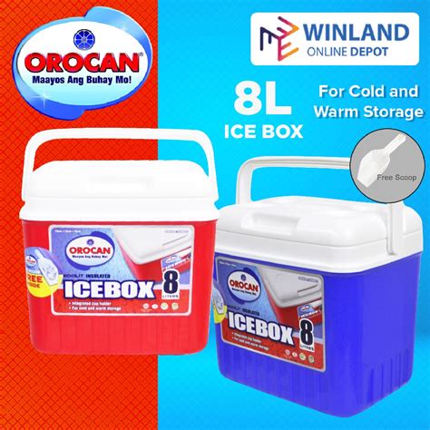 Orocan Original Koolit Insulated Ice Box Liters With Free Ice Scoop Winland Shopee