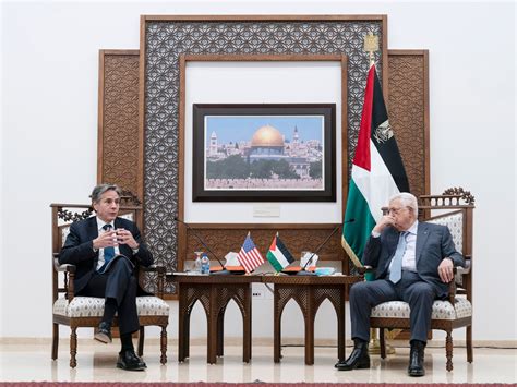 Us Again Backs Two State Solution In Call To Palestinian Leader