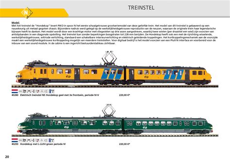 Piko Spielwaren Gmbh Piko Modelspoor Highlights Nederland 2022