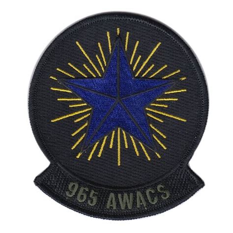 965 Aacs Awacs Patch 965th Airborne Air Control Squadron Patch