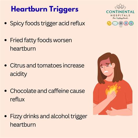 What Foods Trigger Heartburn Symptoms