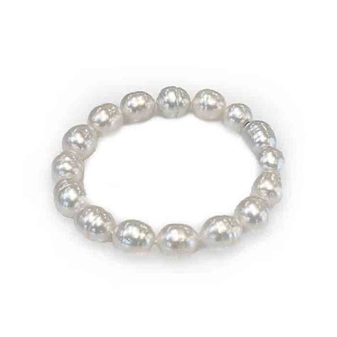 White Pearl Bracelet Brilliant Lustre Artissimo