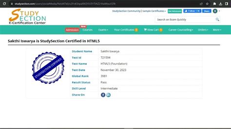 Sakthi Iswarya On Linkedin This Accomplishment Demonstrates My