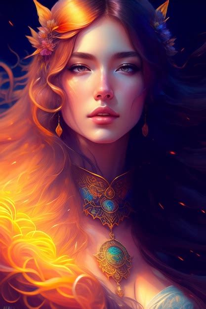 Premium Ai Image Elf Woman