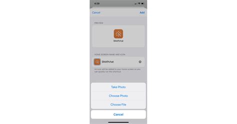 Edit The Name Of The App And Tap The Image Beside The New Name How To Change App Icons With