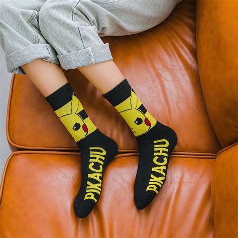 Pikachu Pokemon Socks Pokemon Store