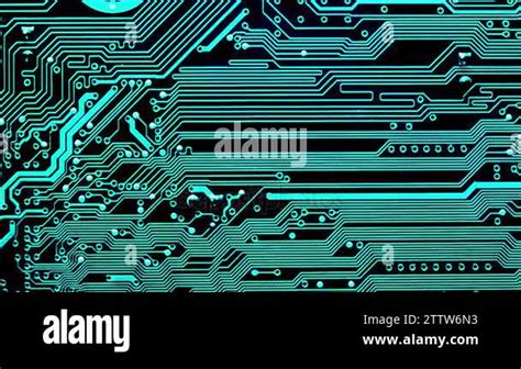Dolly Motion Above The Circuit Board Electronic Computer Hardware Technology Motherboard