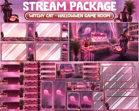 Animated Twitch Overlay Stream Package Lo Fi Red Aesthetic Etsy