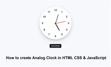 Analog Clock Html Css At Sherry Starks Blog