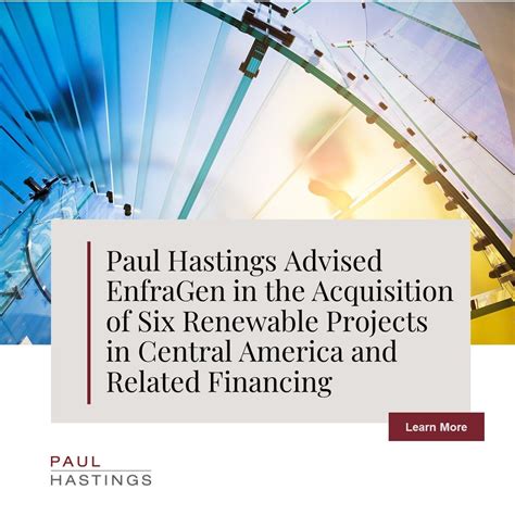 Paul Hastings On Linkedin Paul Hastings Advised Enfragen In The