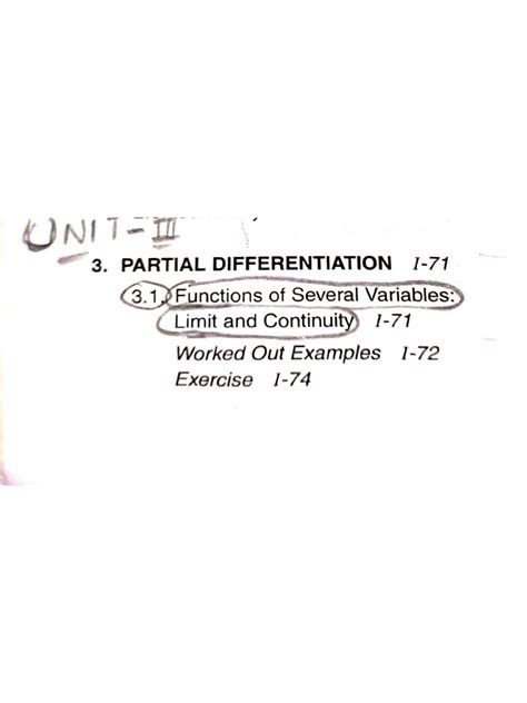 Engineering Mathematics 1 Unit 3 Pdf