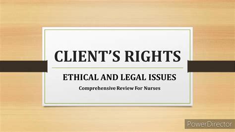 VI CLIENTS RIGHTS Ethical And Legal Issues YouTube
