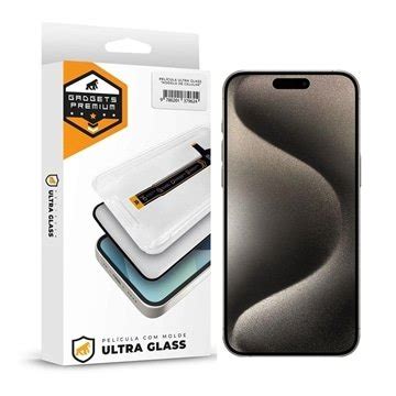 Pelicula para iPhone Pro Max Ultra Glass Preta Gshield eFácil