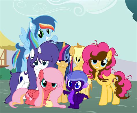 Mlp New Mane Six By Silver Shield Sparkl On Deviantart