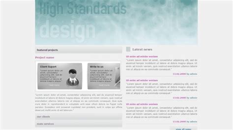 Free HTML CSS Template John Doe Free HTML Templates Free CSS Templates And More
