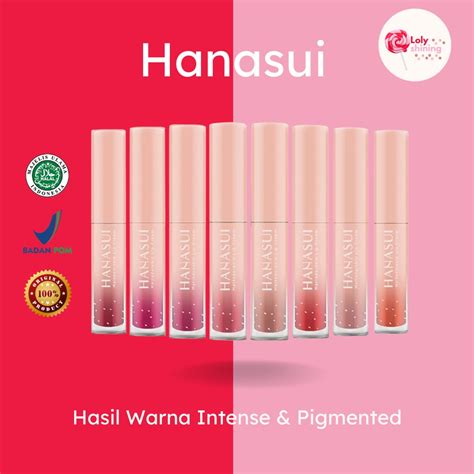 Jual Hanasui Mattedorable Lip Cream Original Bpom Shopee Indonesia