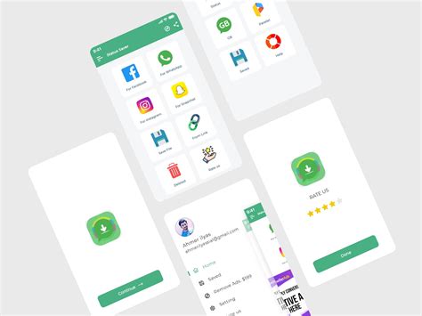 Status Saver App Ux Ui Design Behance