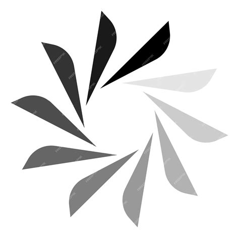 Premium Vector Round Indication Sign Gradient Loading Progress Icon