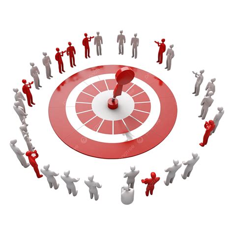 3d Render Target Marketing With Users Accuracy Development