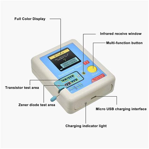 تستر قطعات الکترونیکی افنیرسی مدل LCR-T7 - ایلکوشاپ