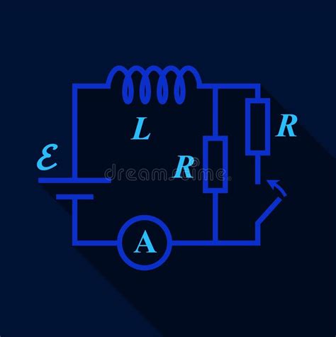 Electric Switch Diagram Icon Flat Style Stock Vector Illustration Of